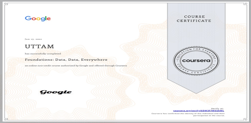 Uttam Kumar- My Portfolio